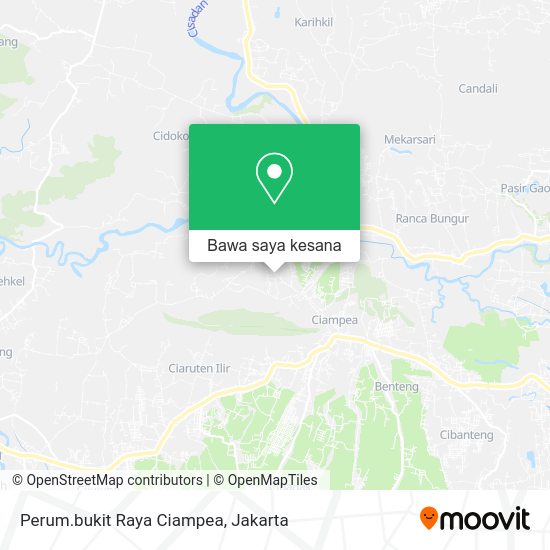 Cara ke Perum.bukit Raya Ciampea di Bogor menggunakan bis atau kereta?