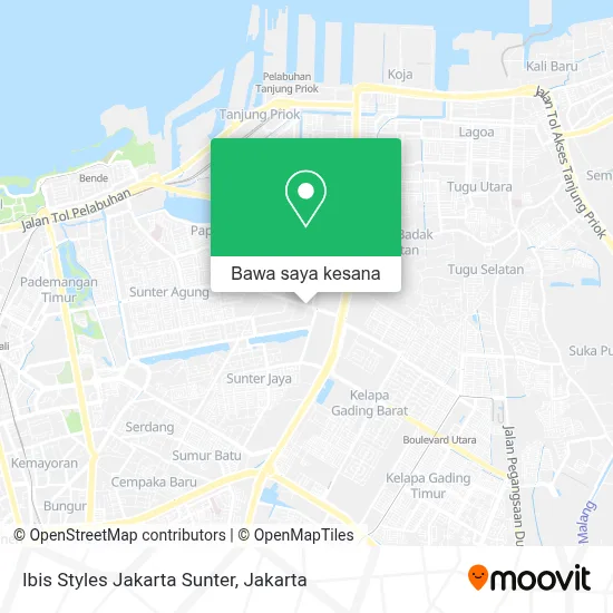 Cara ke Ibis Styles Jakarta Sunter di Jakarta Utara menggunakan bis ...