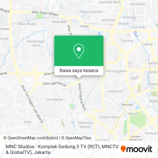 Cara ke MNC Studios - Komplek Gedung 3 TV (RCTI, MNCTV & GlobalTV) di ...