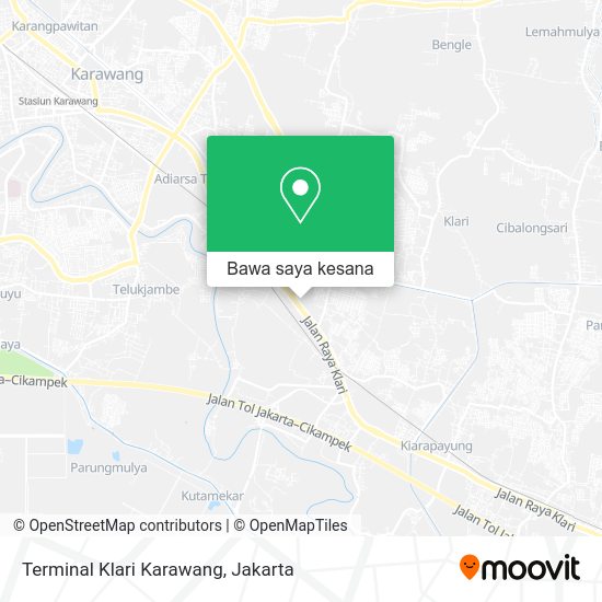 Cara ke Terminal Klari Karawang di Jakarta menggunakan bis?