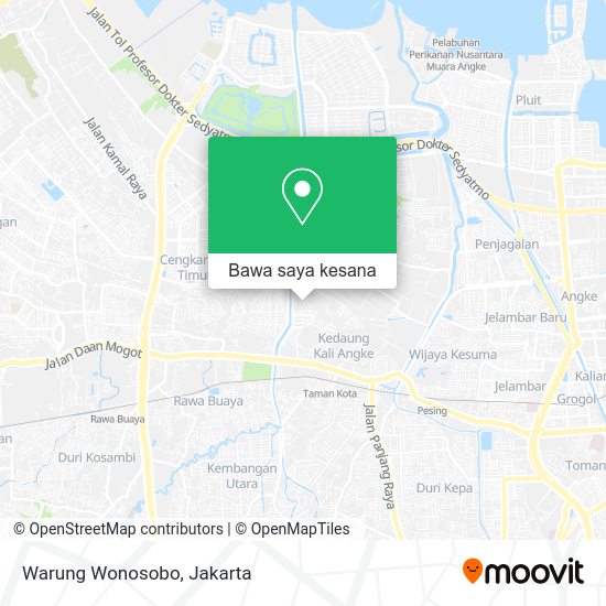 Cara ke Warung Wonosobo di Jakarta Barat menggunakan bis atau kereta?