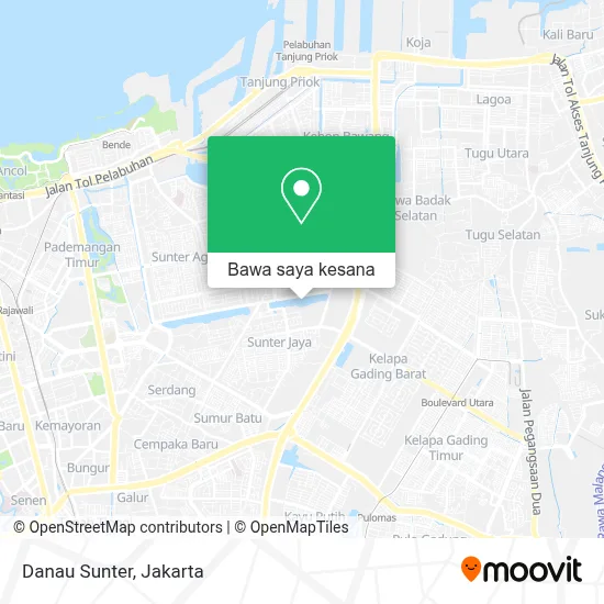 Cara ke Danau Sunter di Jakarta Utara menggunakan bis?
