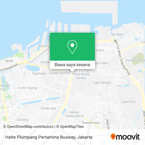 Cara ke Halte Plumpang Pertamina Busway di Jakarta Utara menggunakan ...