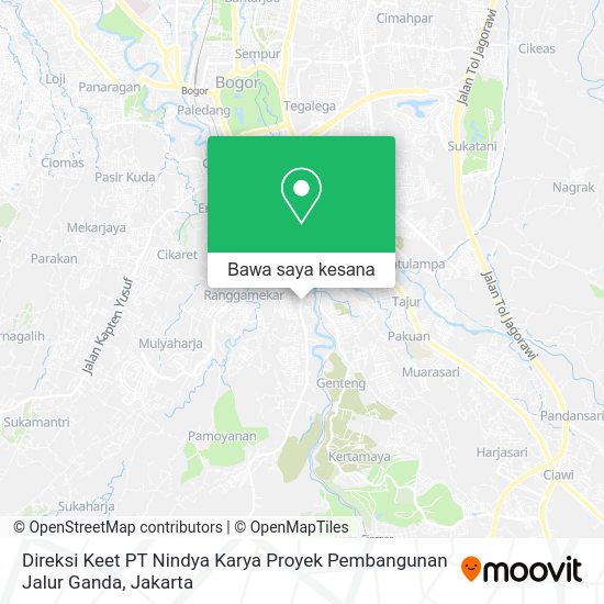 Cara ke Direksi Keet PT Nindya Karya Proyek Pembangunan Jalur Ganda di ...