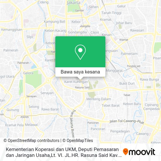 Cara ke Kementerian Koperasi dan UKM, Deputi Pemasaran dan Jaringan ...
