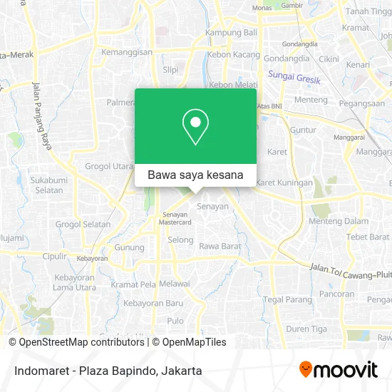 Cara ke Indomaret - Plaza Bapindo di Jakarta Pusat menggunakan bis, mrt ...