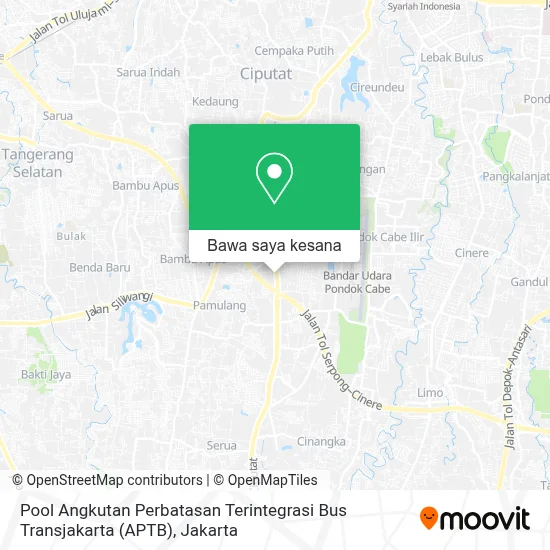 Cara ke Pool Angkutan Perbatasan Terintegrasi Bus Transjakarta (APTB ...