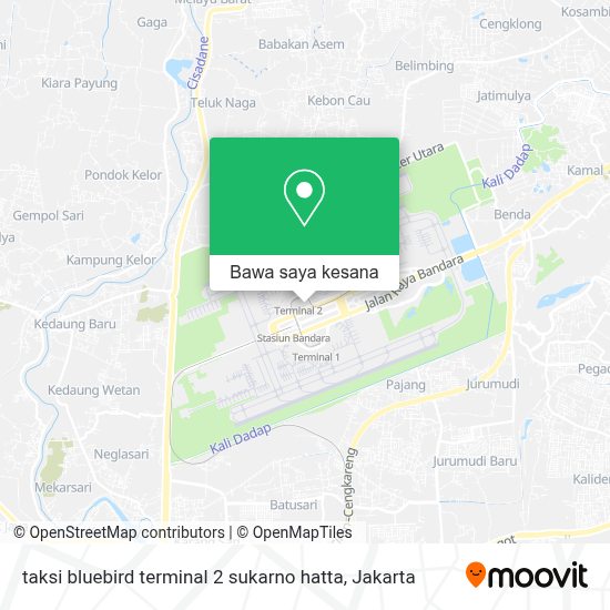 Cara ke taksi bluebird terminal 2 sukarno hatta di Kota Tangerang ...