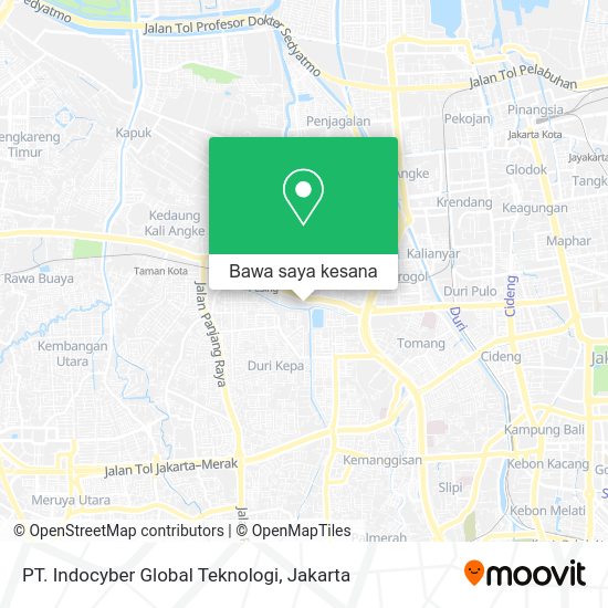 Cara ke PT. Indocyber Global Teknologi di Jakarta Barat menggunakan bis ...