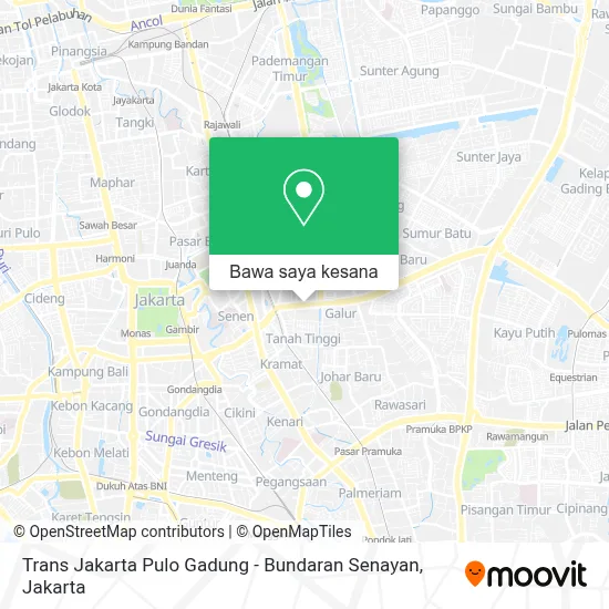 Cara ke Trans Jakarta Pulo Gadung - Bundaran Senayan di Jakarta Pusat ...
