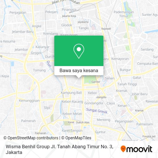 Cara ke Wisma Benhil Group Jl. Tanah Abang Timur No. 3 di Jakarta Pusat ...