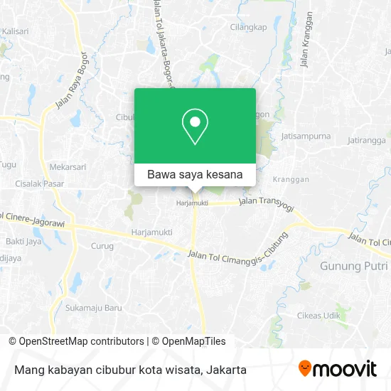 Cara ke Mang kabayan cibubur kota wisata di Depok menggunakan bis?