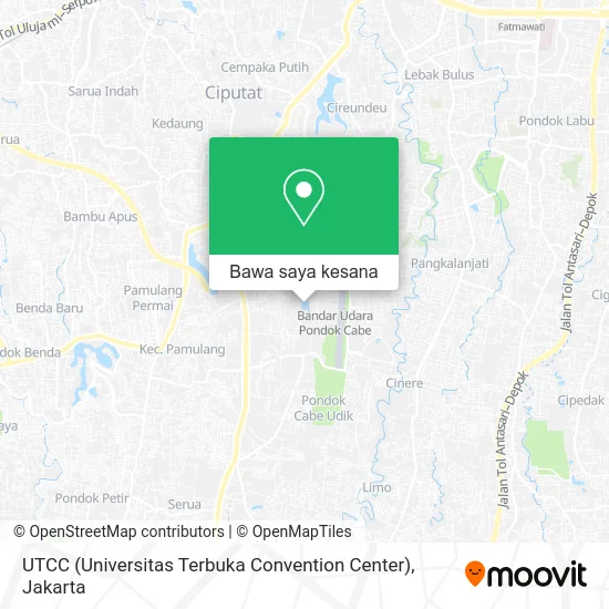 Cara ke UTCC (Universitas Terbuka Convention Center) di Tangerang ...