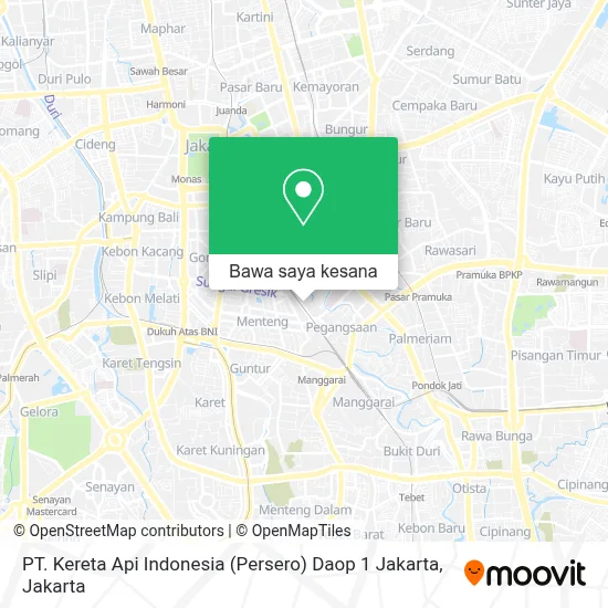 Cara ke PT. Kereta Api Indonesia (Persero) Daop 1 Jakarta di Jakarta ...