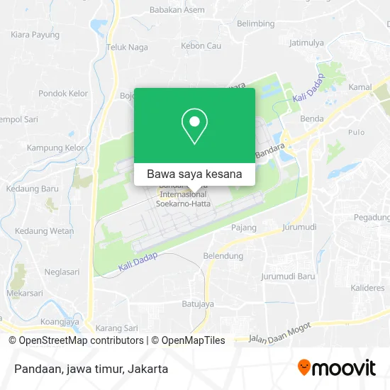Cara ke Pandaan, jawa timur di Kota Tangerang menggunakan bis atau kereta?