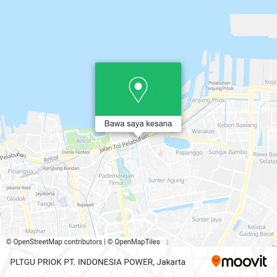 Cara ke PLTGU PRIOK PT. INDONESIA POWER di Jakarta Utara menggunakan ...