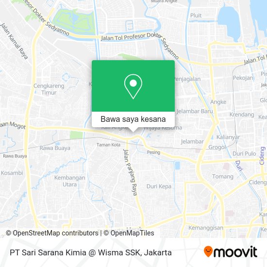 Cara ke PT Sari Sarana Kimia @ Wisma SSK di Jakarta Barat menggunakan ...