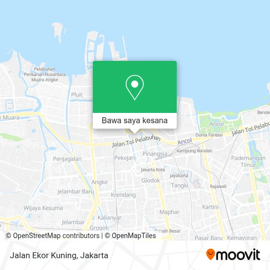 Cara ke Jalan Ekor Kuning di Jakarta Utara menggunakan bis atau kereta?