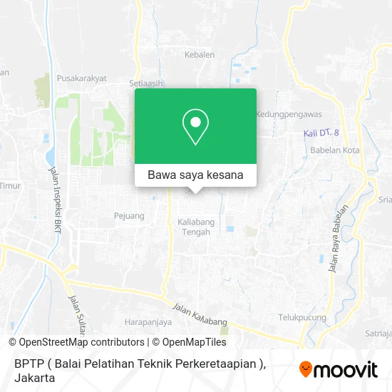 Cara ke BPTP ( Balai Pelatihan Teknik Perkeretaapian ) di Kota Bekasi ...