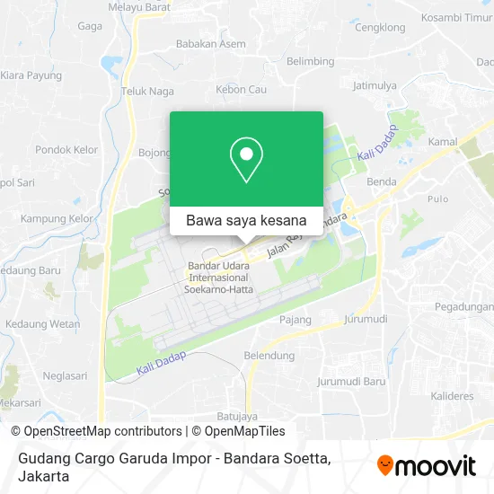 Cara ke Gudang Cargo Garuda Impor - Bandara Soetta di Kota Tangerang ...