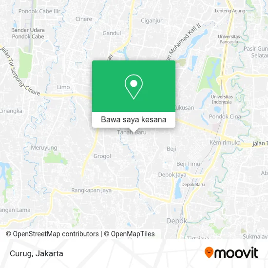 Cara ke Curug di Depok menggunakan bis atau kereta?