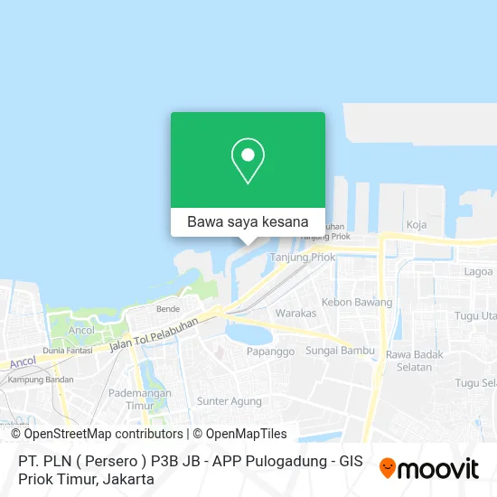 Cara ke PT. PLN ( Persero ) P3B JB - APP Pulogadung - GIS Priok Timur ...
