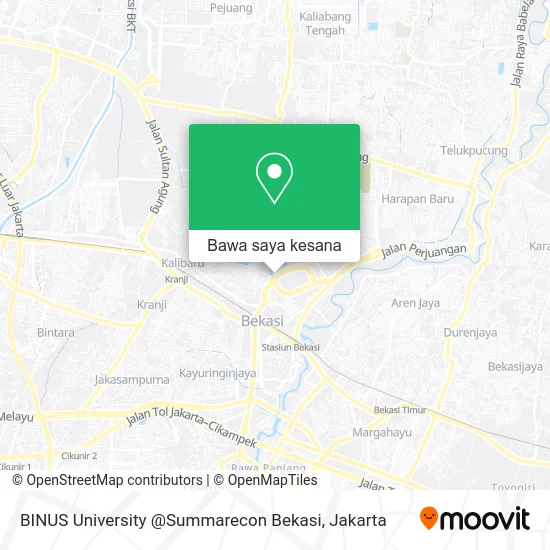 Cara ke BINUS University @Summarecon Bekasi di Kota Bekasi menggunakan ...