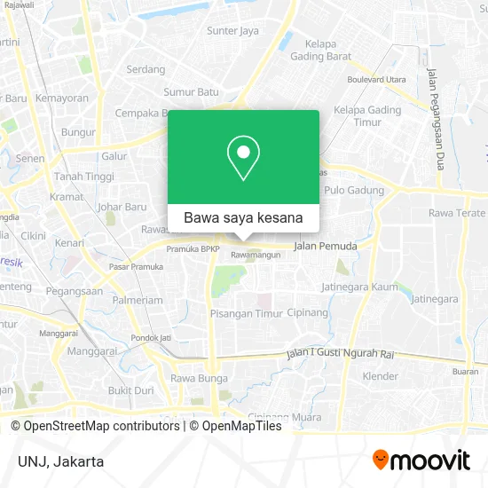 Cara ke UNJ di Jakarta Timur menggunakan bis?