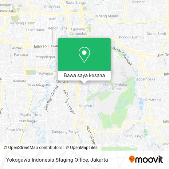 Cara ke Yokogawa Indonesia Staging Office di Jakarta Timur menggunakan bis?