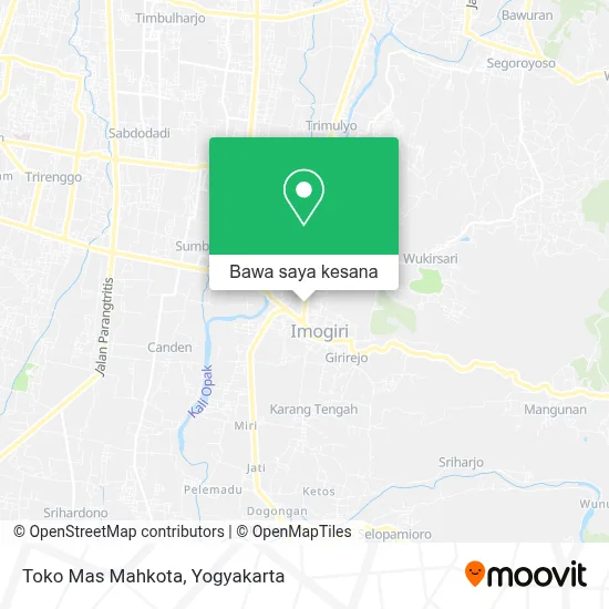 Cara ke Toko Mas Mahkota di Bantul menggunakan bis?