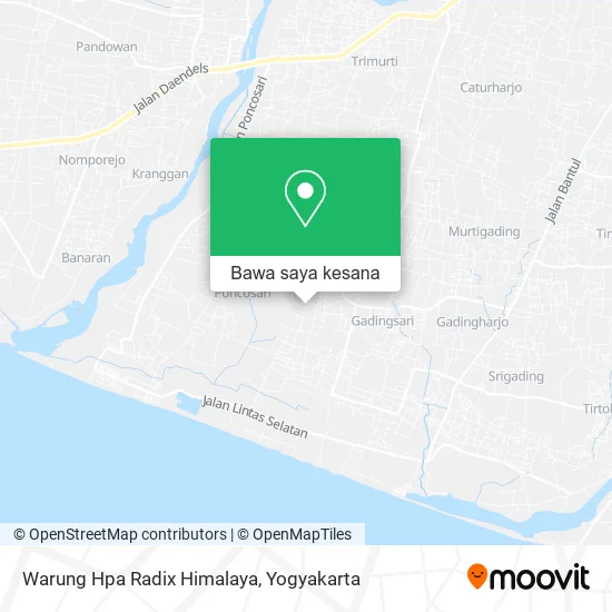Cara ke Warung Hpa Radix Himalaya di Bantul menggunakan bis?