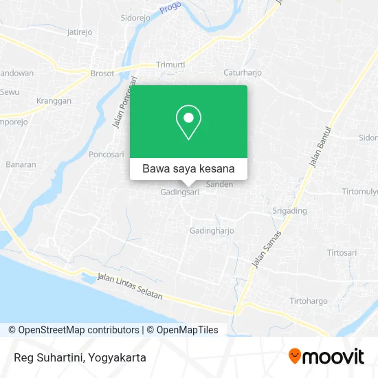Cara ke Reg Suhartini di Bantul menggunakan bis?