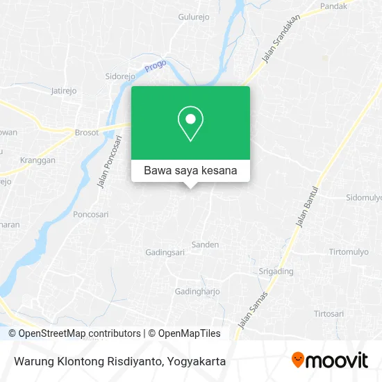 Cara ke Warung Klontong Risdiyanto di Bantul menggunakan bis?