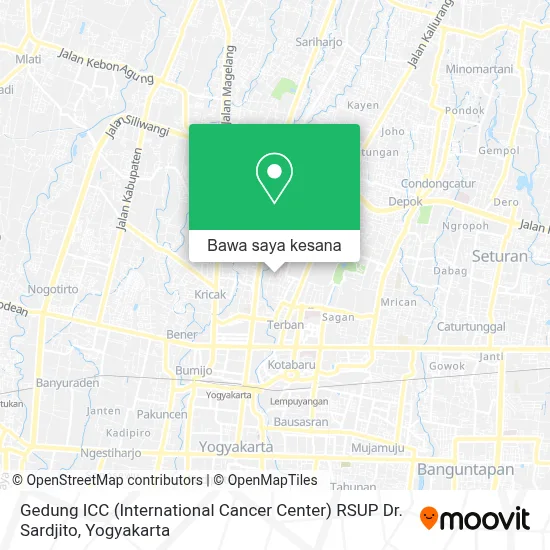 Cara ke Gedung ICC (International Cancer Center) RSUP Dr. Sardjito di ...