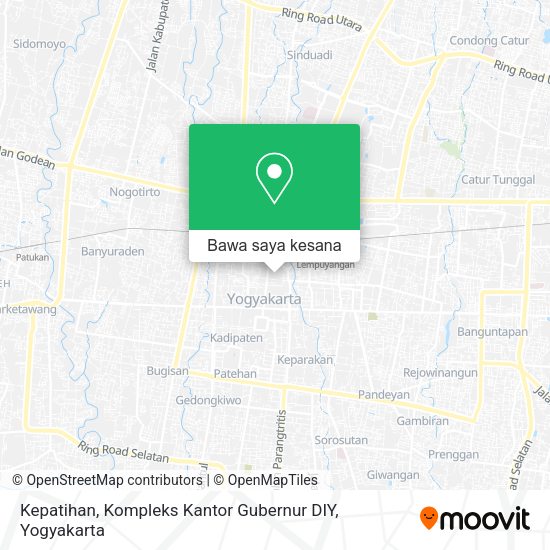 Cara ke Kepatihan, Kompleks Kantor Gubernur DIY di Kota Yogyakarta menggunakan bis?
