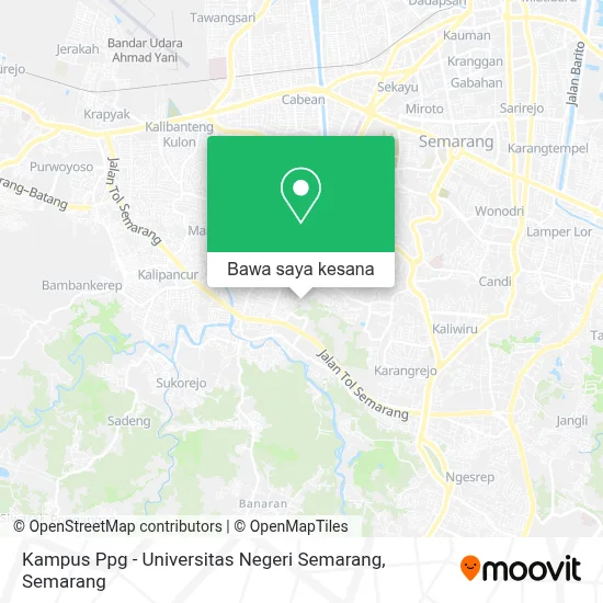 Cara ke Kampus Ppg - Universitas Negeri Semarang di Kota Semarang ...