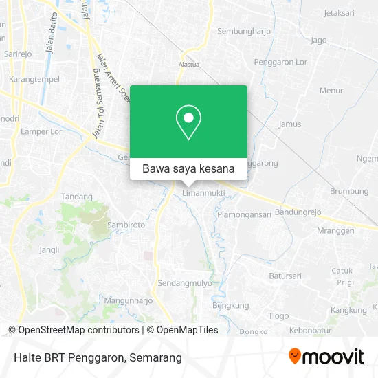 Cara ke Halte BRT Penggaron di Kota Semarang menggunakan bis?