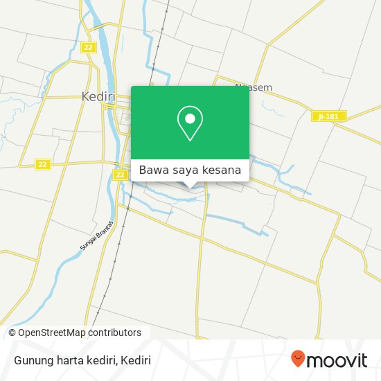 Cara ke Gunung harta kediri di Kediri menggunakan bis?