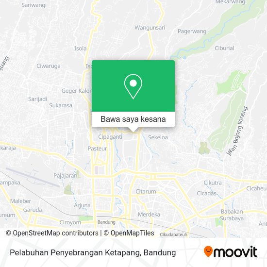 Cara ke Pelabuhan Penyebrangan Ketapang di Kota Bandung menggunakan bis?