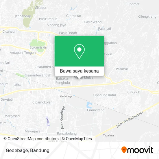Cara ke Gedebage di Kota Bandung menggunakan bis?