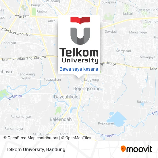 Cara ke Telkom University di Bandung menggunakan bis?