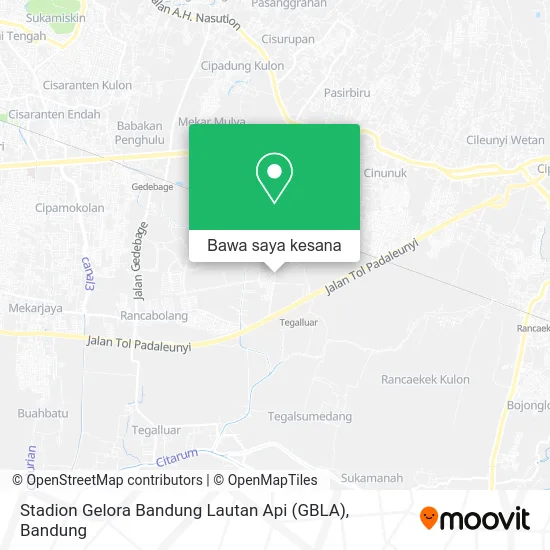 Cara ke Stadion Gelora Bandung Lautan Api (GBLA) di Kota Bandung ...