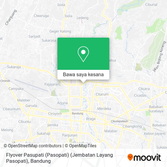 Cara ke Flyover Pasupati (Pasopati) (Jembatan Layang Pasopati) di Kota ...