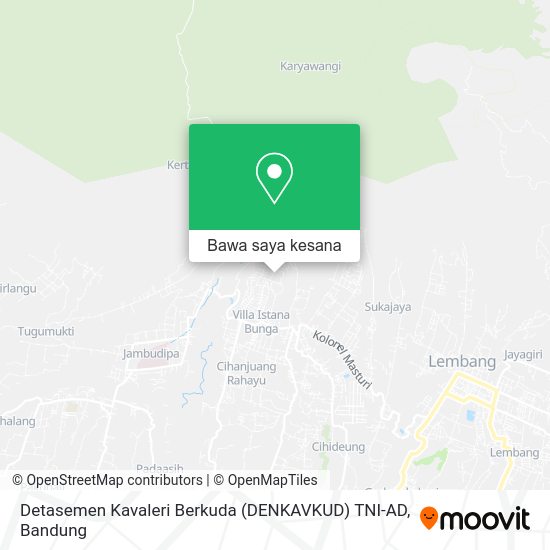 Cara ke Detasemen Kavaleri Berkuda (DENKAVKUD) TNI-AD di Bandung ...