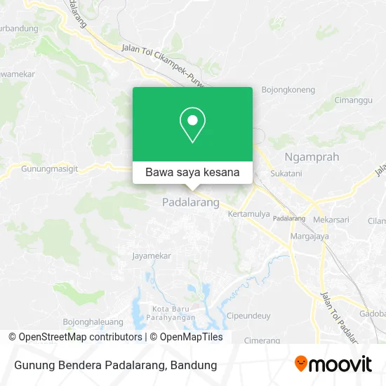 Cara ke Gunung Bendera Padalarang di Bandung menggunakan bis?