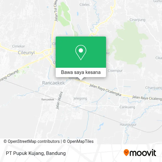 Cara ke PT Pupuk Kujang di Bandung menggunakan bis?