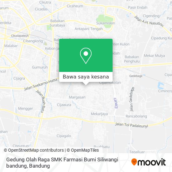 Cara ke Gedung Olah Raga SMK Farmasi Bumi Siliwangi bandung di Bandung menggunakan bis?