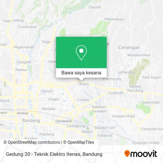 Cara ke Gedung 20 - Teknik Elektro Itenas di Bandung menggunakan bis?