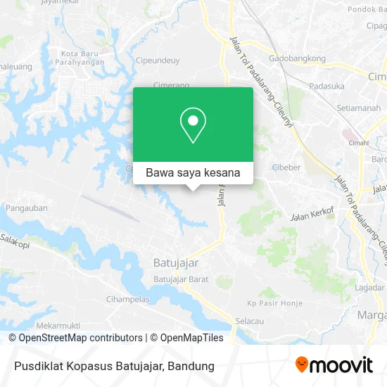 Cara ke Pusdiklat Kopasus Batujajar di Bandung menggunakan bis?