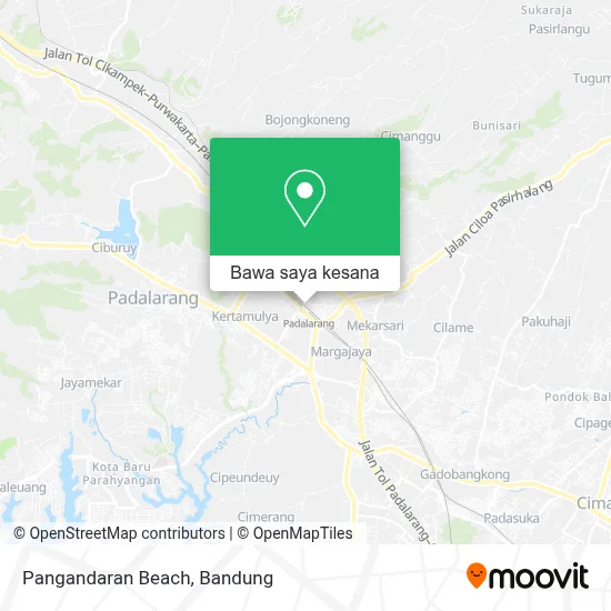 Cara ke Pangandaran Beach di Bandung menggunakan bis atau kereta?